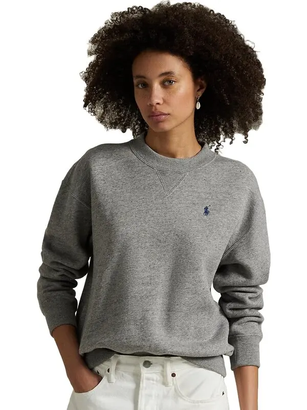 Ralph Lauren Fleece Crewneck - Dark Vintage Heather