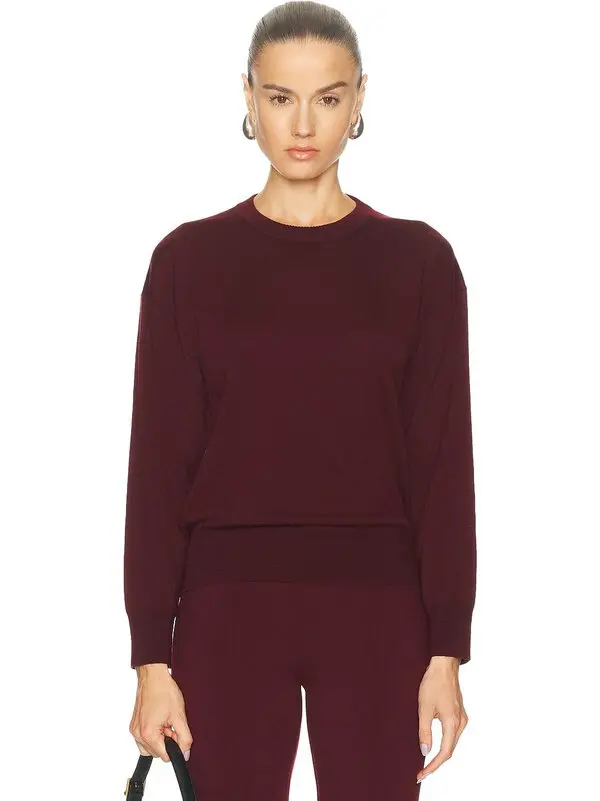 HIGH SPORT Jenna Sweater - Wine