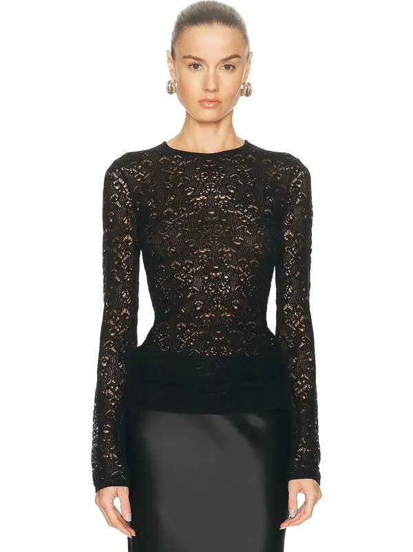 Gabriela Hearst Evander Top - Black