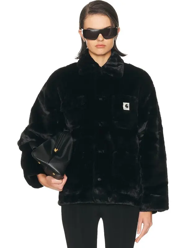 Carhartt Work In Progress Olney Michigan Coat - Black