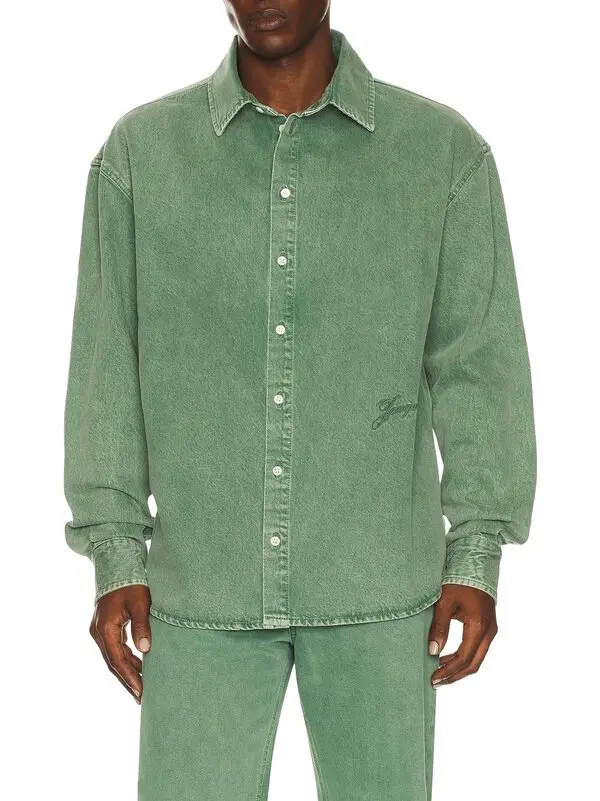 Jacquemus La Chemise De-nimes Simon - Green