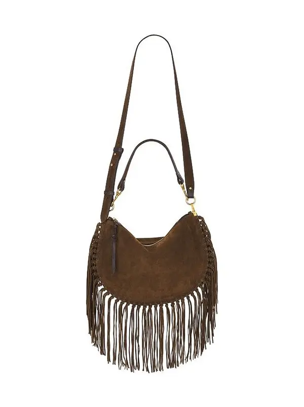 Isabel Marant Oskan Soft Crossbody Bag - Bronze