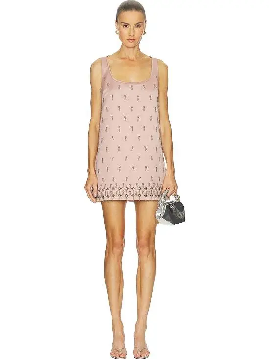 Alexis Delma Dress - Beaded Blush