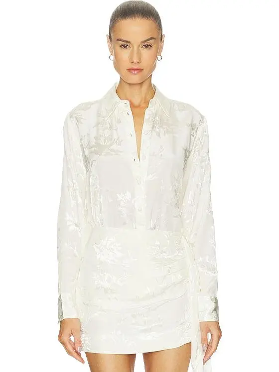 Hemant & Nandita Oversized Shirt - Ivory
