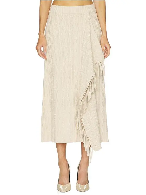Simkhai Kara Midi Skirt - Sand