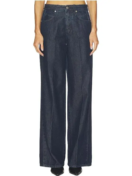 Closed Nikka Wide Leg Jeans - Dark Blue
