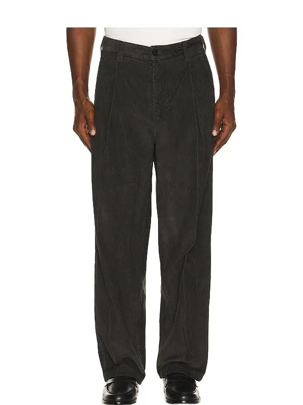 Obey Dean Faded Wash Cord Pant - Black