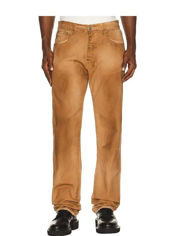 424 Collection Loose Five Pocket Pants - Sand