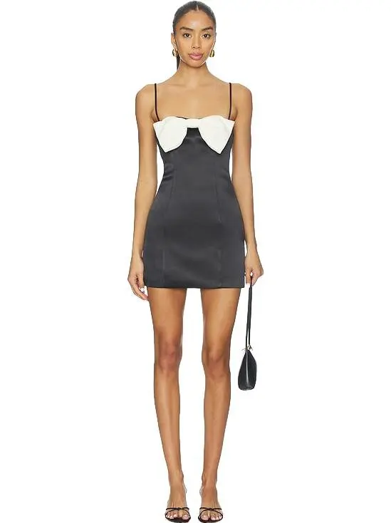 Majorelle X Christina Elezaj Poema Mini Dress - Black & White