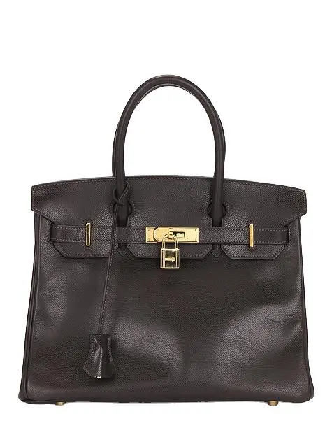 FWRD RENEW Hermes Epsom Birkin 30 Handbag - Noir