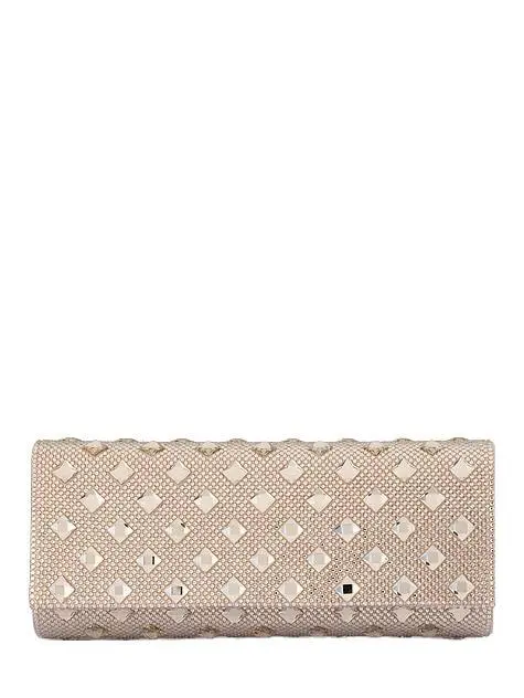 OLGA BERG Bridget Crystal Clutch - Champagne