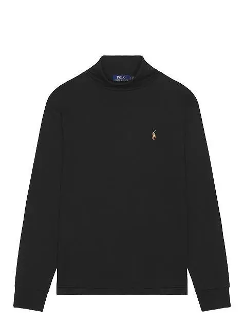 Polo Ralph Lauren Long Sleeve Soft Touch Turtleneck Pullover - Black