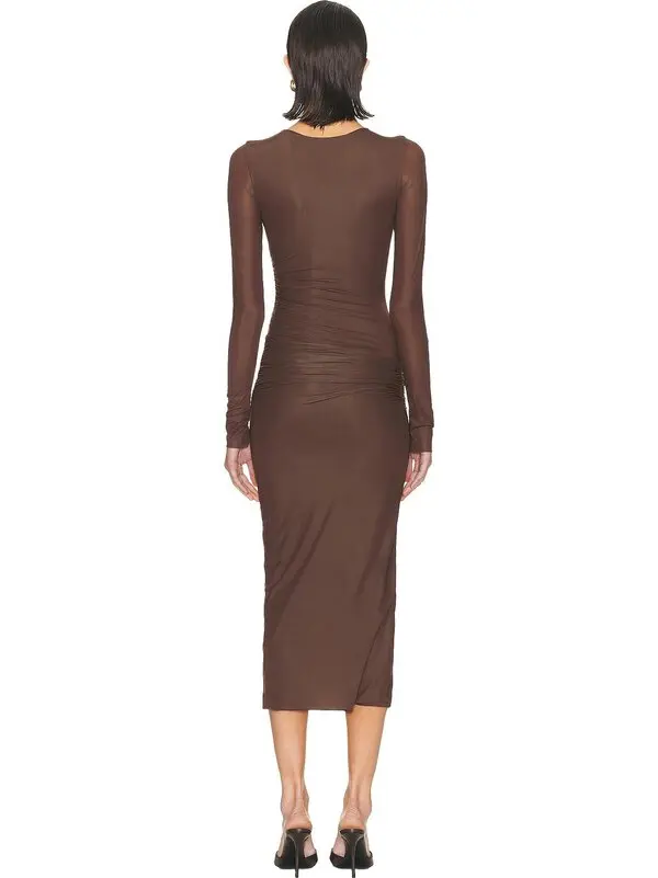 MAYGEL CORONEL Anna Dress - Wood