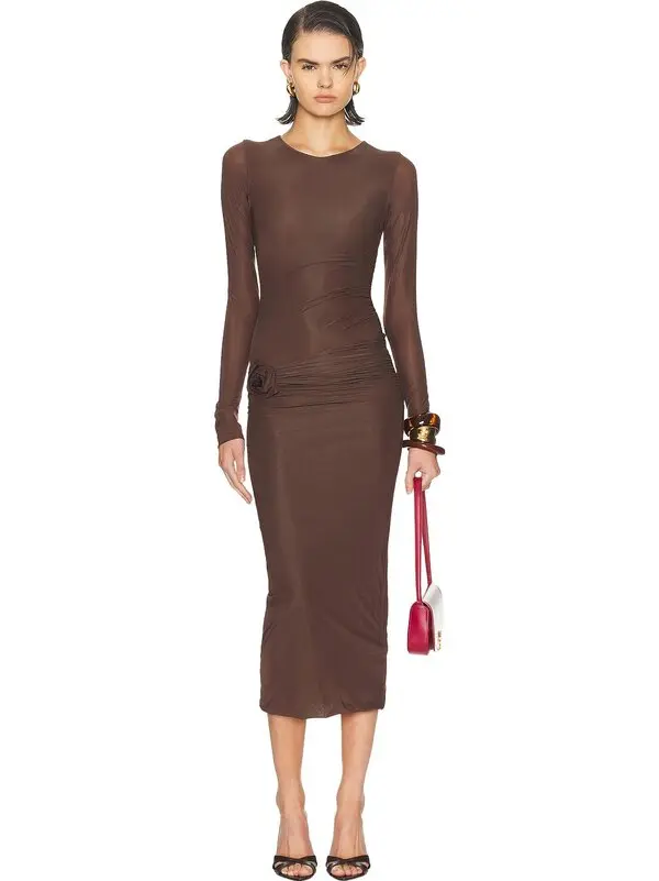 MAYGEL CORONEL Anna Dress - Wood