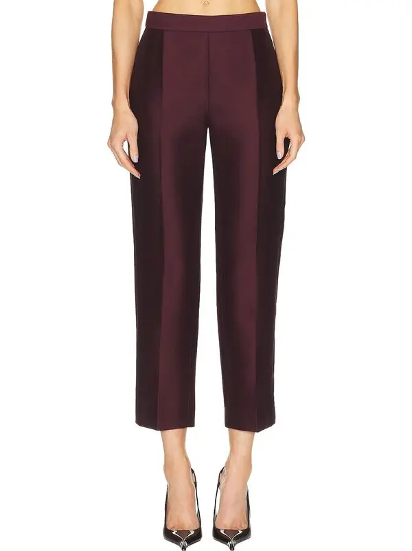 Adam Lippes Mika Pant - Aubergine