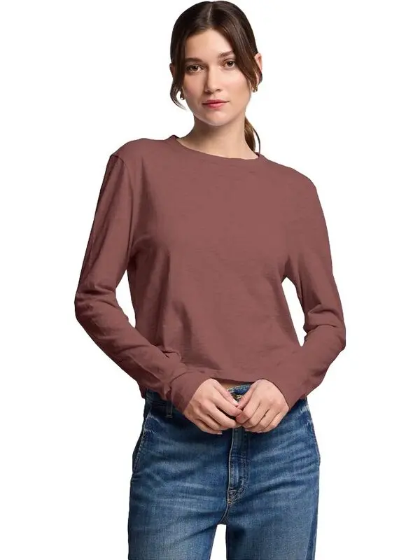 Velvet By Graham & Spencer Megan Tee - Brown