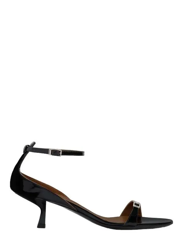 GIUSEPPE ZANOTTI Micky Buckles 50 Kitten-heel Sandals - Black