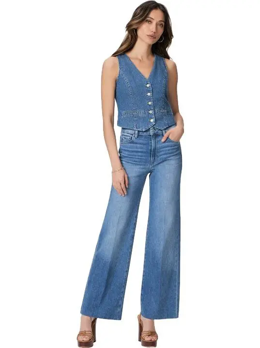 Paige Anessa 31" Wide Leg Jean - Denim