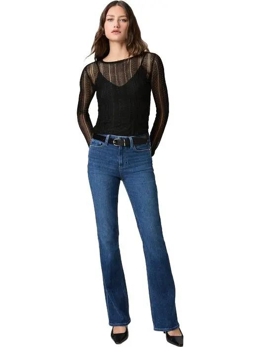 Paige High-rise Laurel Canyon Bootcut Jeans - Denim