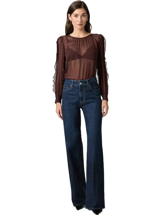 Paige Sasha Wide Leg Jean - Denim