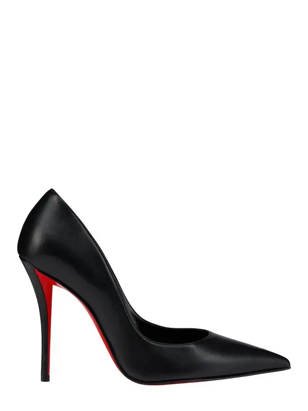 CHRISTIAN LOUBOUTIN Nappa Leather Miss Z 100 Pumps - Black