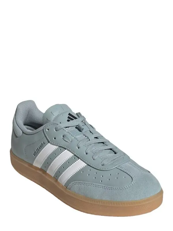 Adidas Velosamba Leather Cycling Shoes - Wonder Sage / Cloud White / Core Black