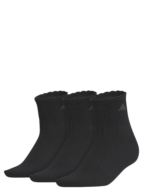 Adidas Sport Fashion Quarter Socks 3-pack - Black / Carbon