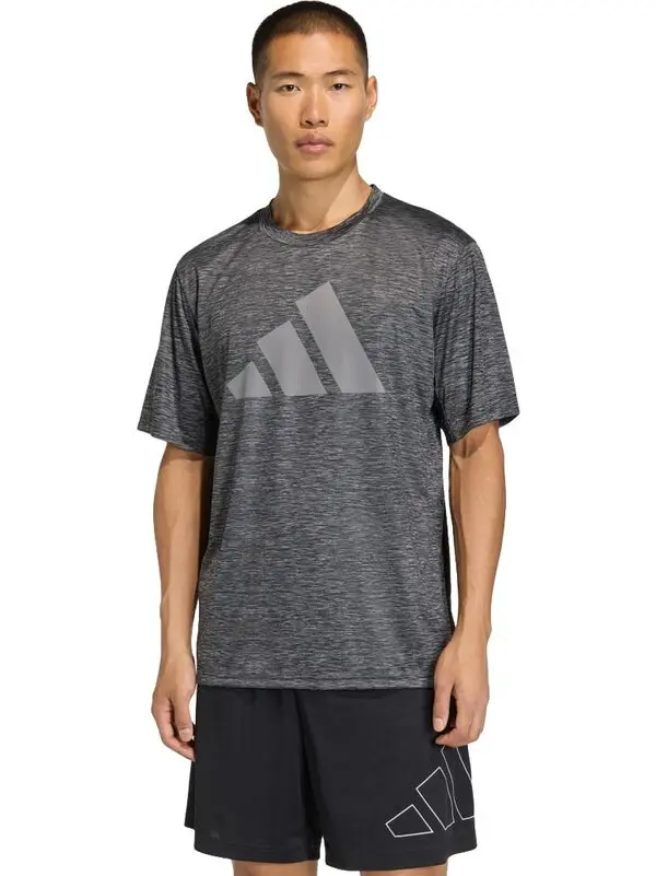 Adidas Workout Essentials Brandlove T-shirt Grey Six Mel - Grey Six Mel / Grey Four