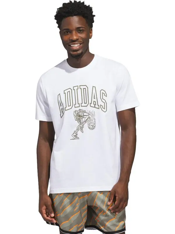Adidas Collegiate Arch Graphic T-shirt - White