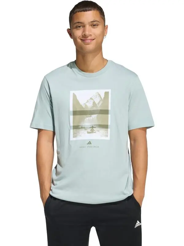 Adidas Outdoor Kayaking Graphic T-shirt - Wonder Sage