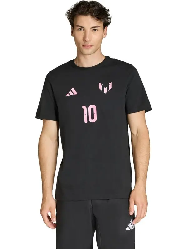Adidas Messi Name&number Graphic T-shirt - Black