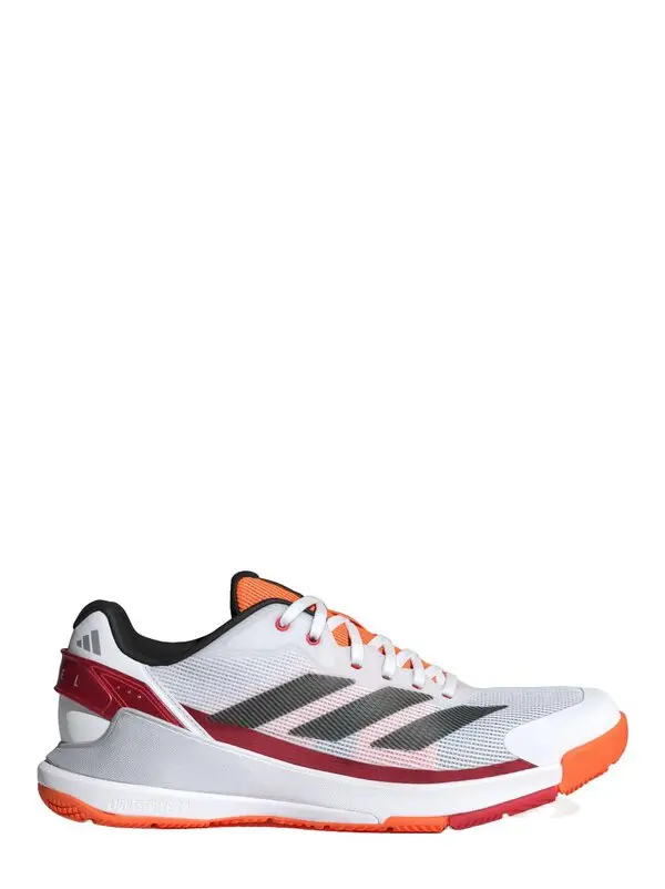 Adidas Crazyquick Padel Shoes - Cloud White / Core Black / Lucid Orange