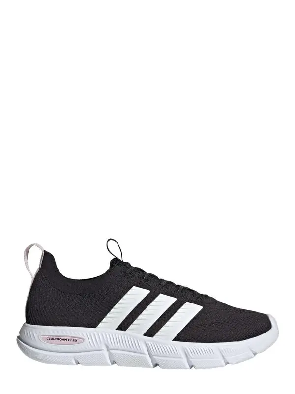 Adidas Cloudfoam Flex Slounge Sneakers - Core Black / Cloud White / Almost Pink
