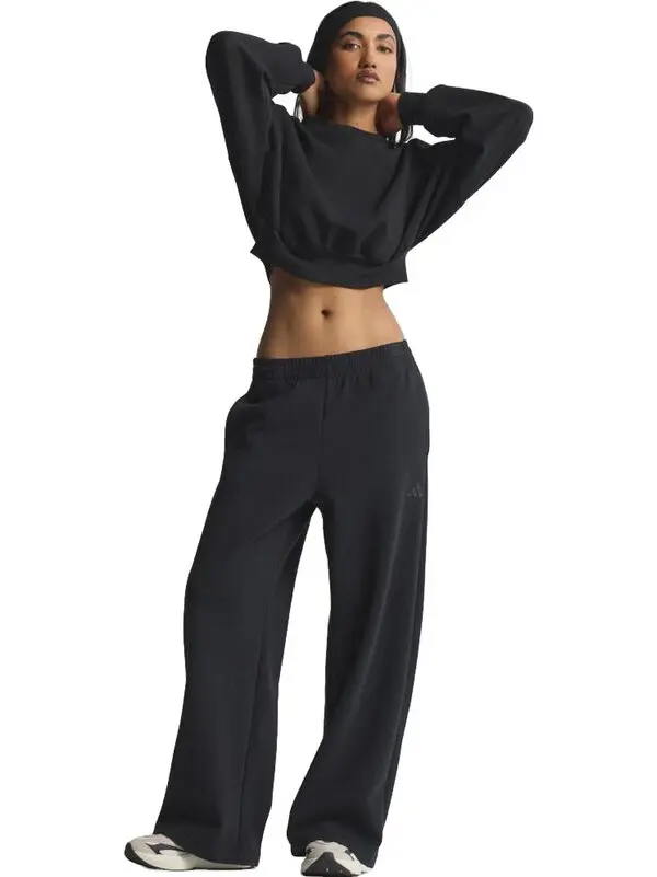 Adidas Soft Lux Straight Leg Pants - Black