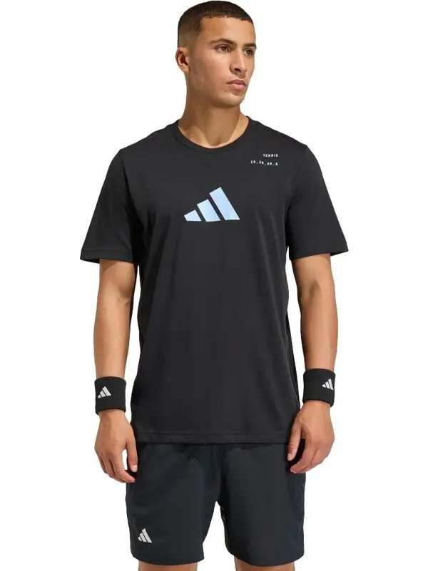Adidas Tennis Category Graphic Tee - Black