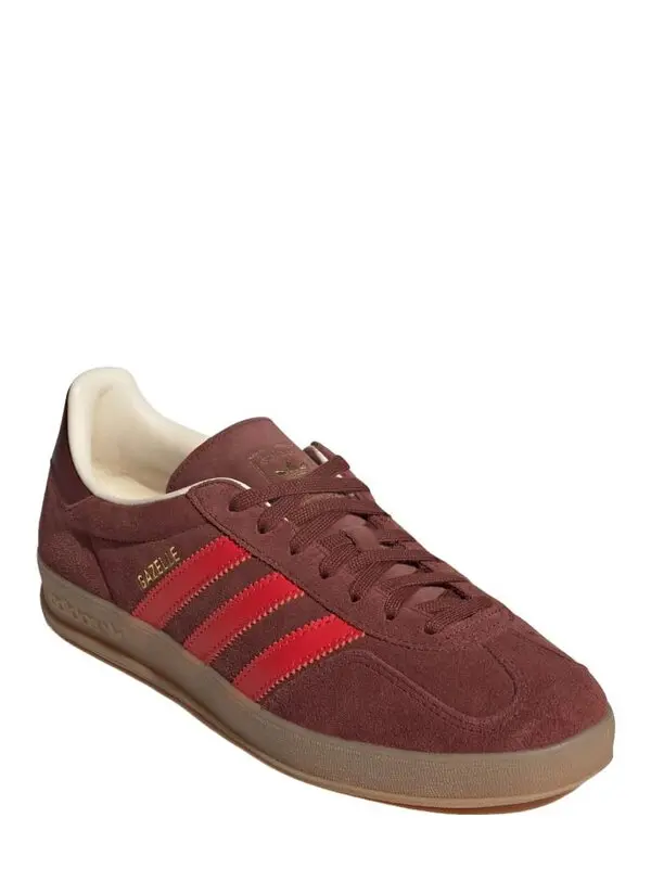 Adidas Gazelle Indoor Sneakers - Fox Brown / Red / Gum
