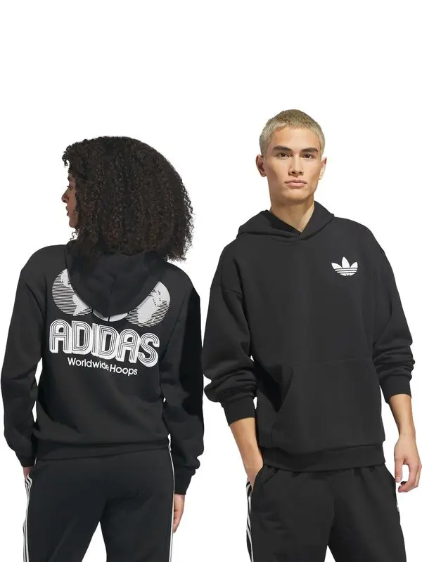 Adidas World Wide Hoops Hoodie - Black