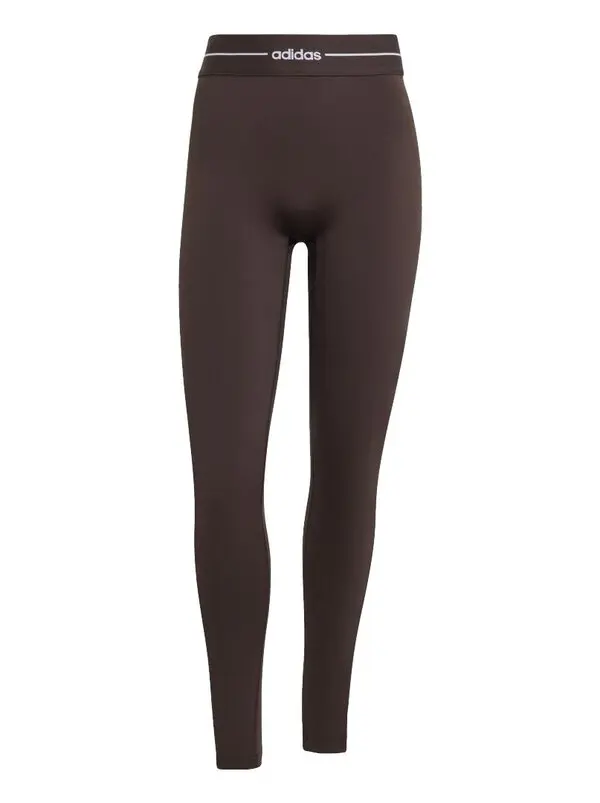 Adidas Hyperglam Full Length Leggings - Aurora Coffee