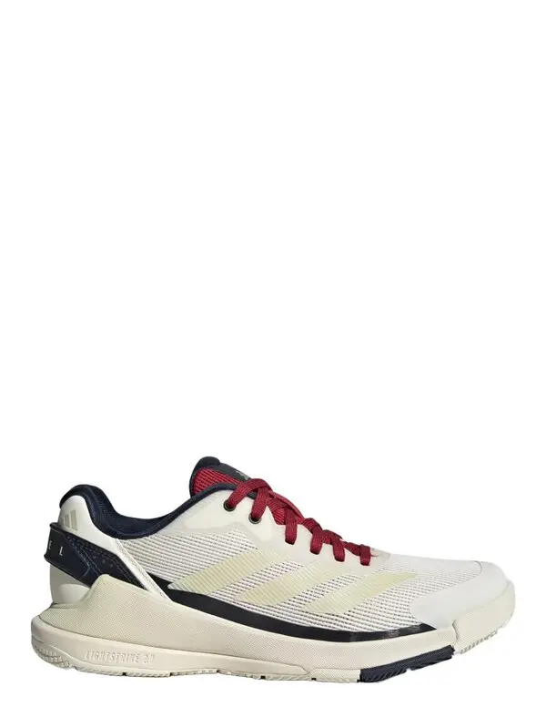 Adidas Crazyquick Lightstrike Padel Shoes - Chalk White / Ice Gold Met. / Team Victory Red