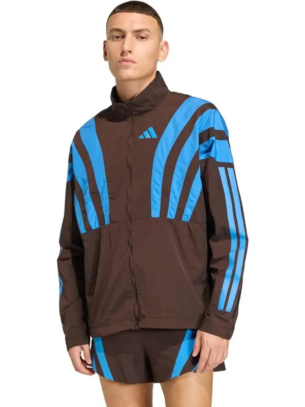 Adidas Adizero Archive Running Jacket - Aurora Coffee