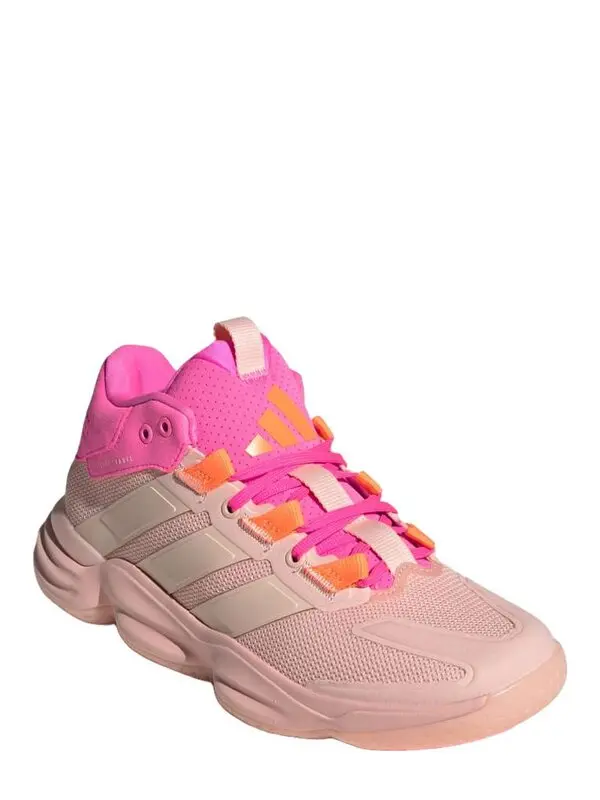 Adidas Court Stabil Indoor Shoes - Blush Pink / Blush Pink / Lucid Pink