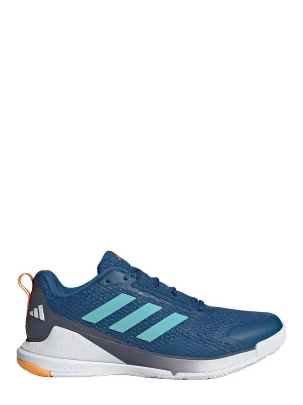 Adidas Novaflight 2 Indoor Shoes - Dusky Petrol / Flash Aqua / Core Black