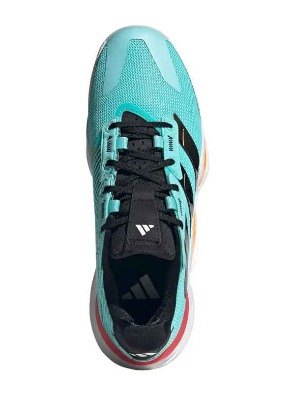 Adidas Stabil 16 Indoor Athletic Shoes - Flash Aqua / Core Black / Semi Lucid Red