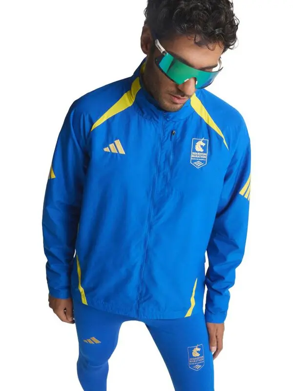 Adidas Boston Marathon 2026 Celebration Jacket - Blue