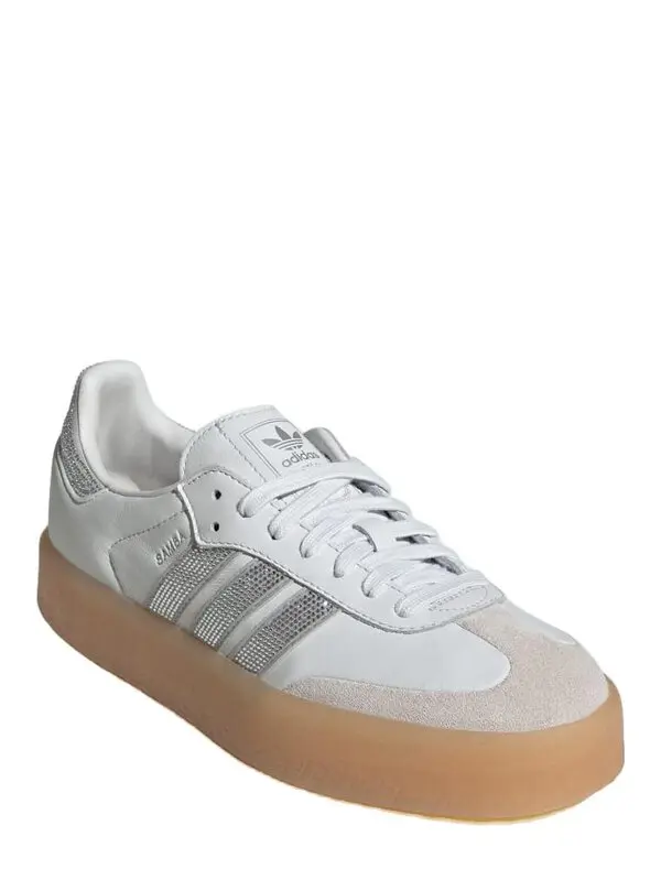 Adidas Sambae W Sneakers - Crystal White / Silver Metallic / Gum