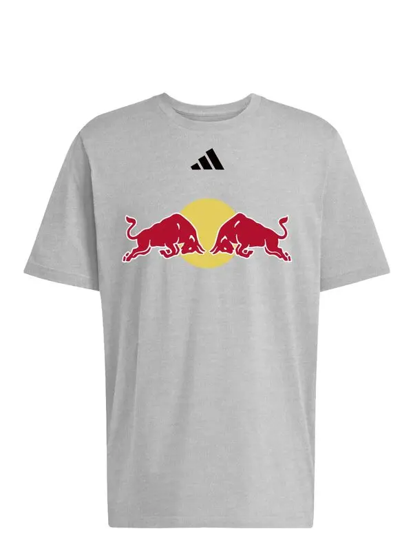 Adidas Jeremiah Smith X Red Bull Grey Graphic Tee - Medium Grey Heather / Branded-add-m10