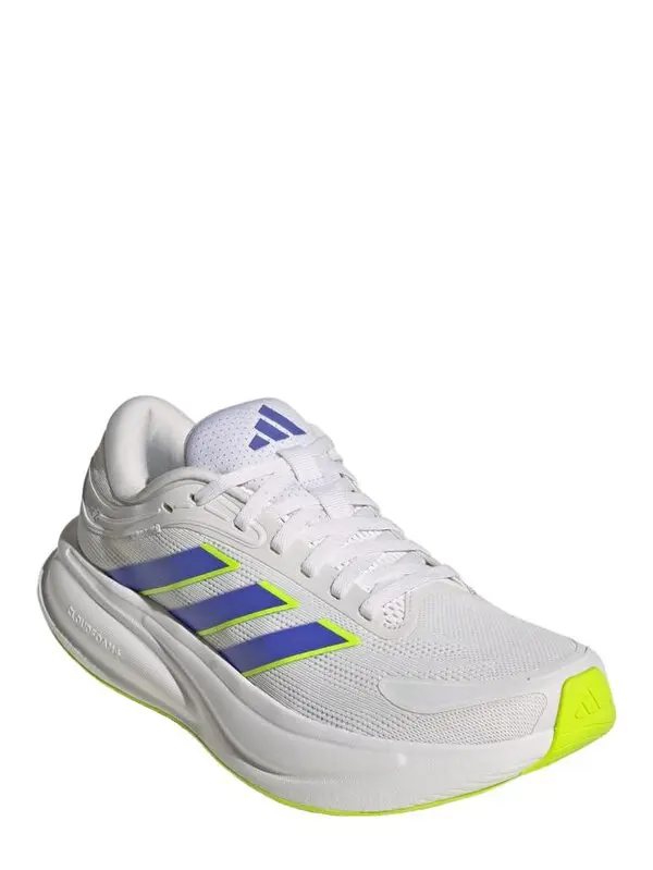 Adidas Response 2 Running Shoes - Cloud White / Cobalt Blue / Lucid Lemon