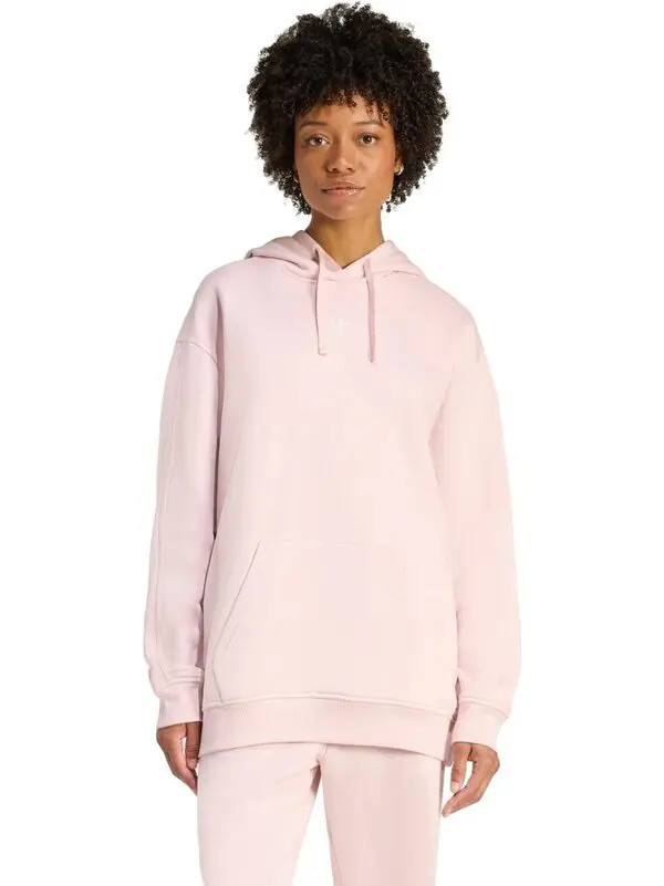 Adidas Essentials Oversized Fleece Hoodie - Sandy Pink