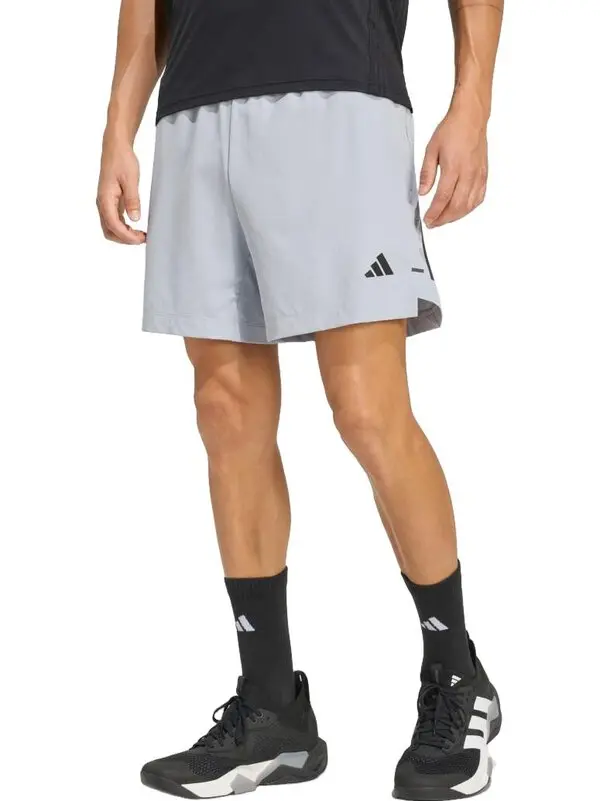Adidas D4t Power 3-stripes Shorts - Halo Silver