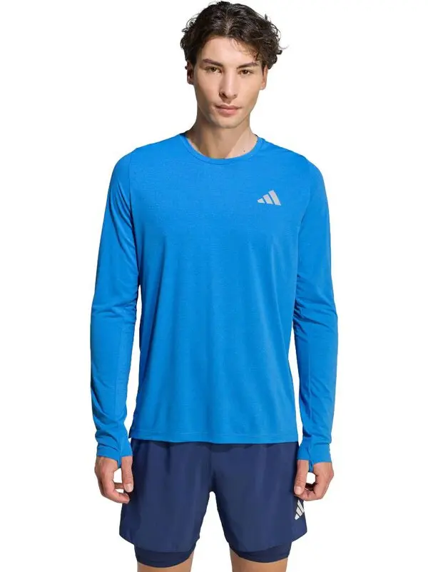 Adidas Adi365 Running Climacool Iconic Longsleeve Shirt - Ray Blue